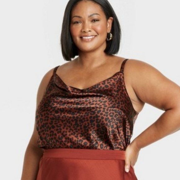 Ava & Viv | Tops | Nwt Ava Viv Animal Print Cami X | Poshmark